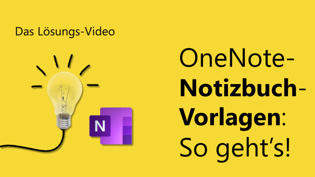 OneNote-Notizbuch-Vorlagen – so geht’s! - Team Hahner®