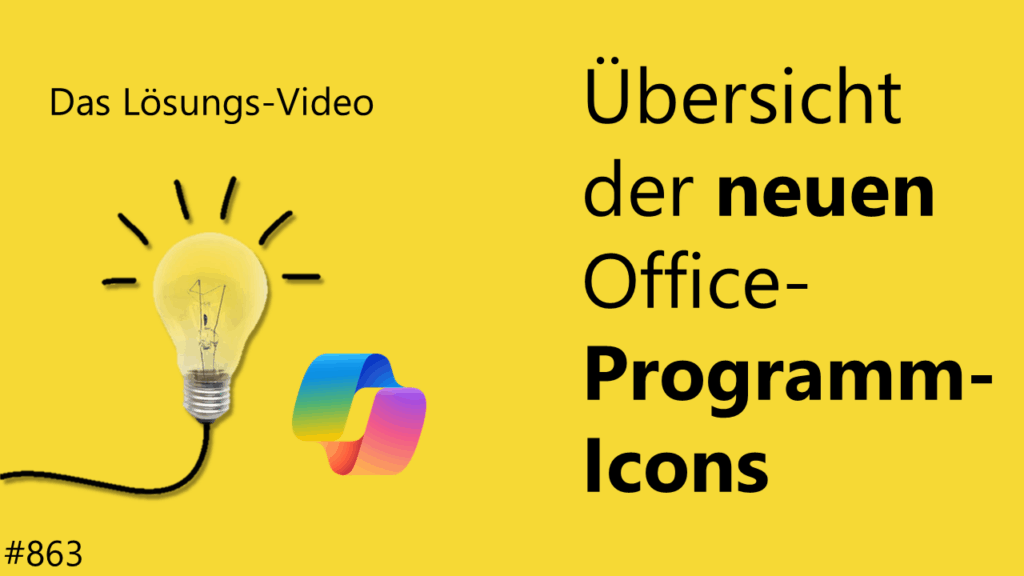 Übersicht der neuen Office-Programm-Icons - Team Hahner®